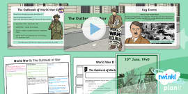 The Outbreak of WW2 - How Did WW2 Begin KS2 Lesson Plan