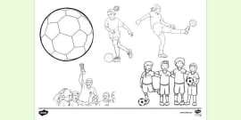 FREE! - AFL Football Colouring Page | Colouring Pages