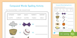 Compound Words Jigsaw | Phase 3 Phonics Activity - Twinkl