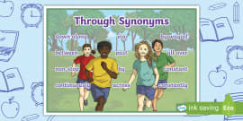 List Synonyms Word Mat (teacher made) - Twinkl