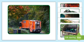 Recycling Bin Labels - Primary Eco Display Resource - Twinkl