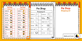 At Home Dramatic Play Shopping List (teacher made) - Twinkl