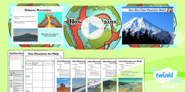 World Map Mountain Range Labelling Activity | Geography