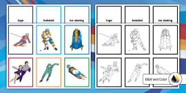 Winter Olympics Labeling Activity For Kids | Twinkl