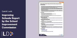 A school report is a document written by teachers to let parents know how