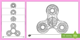 Design Your Own Fidget Spinner Worksheet / Worksheet - Fidget Spinner ...