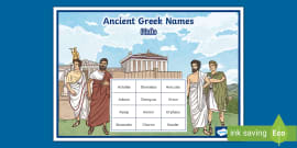 Ancient Greek Names - Female Display Poster (teacher made)