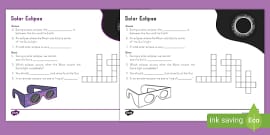 Solar Eclipse Coloring Page (Teacher-Made) - Twinkl