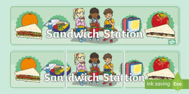 Sandwich Shop Role Play Pack (teacher made) - Twinkl