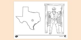 FREE! - Texas Colouring | Colouring Sheets (Teacher-Made)