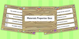Y1 Describing Materials Differentiated Worksheets - compare materials