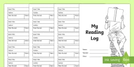 Fall Reading Log Activity