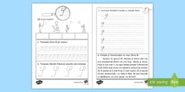 FREE! - Litera A – Fișă pentru trasarea literei mici de mână