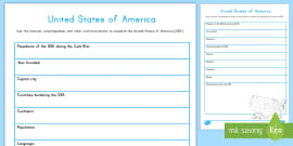 Soviet Union Research Fact File (teacher made)