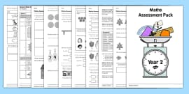 Year 2 Maths Activity Mat Activity Pack (teacher made)