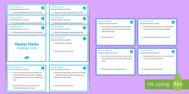 KS2 Year 5 Mental Maths Games (teacher made)