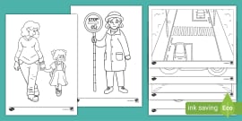 FREE! - Road Safety Road Shapes (Teacher-Made) - Twinkl