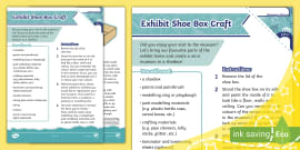 All About Me Shoebox Template (teacher made) - Twinkl