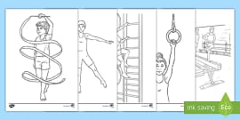 FREE! - Fitness PE Colouring Sheet | Colouring Sheets