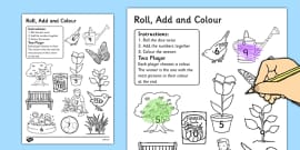 Garden Scene Labelling Worksheet Worksheet - Arabic/English