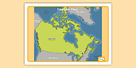 Map of Canada: Illustrated, Labelled Maps for Children!