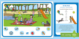 Park Labelling Worksheet (teacher made)