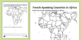 French Speaking Countries in Europe Activity Sheet
