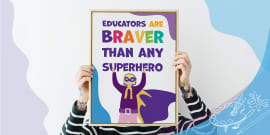 Superhero Posters (teacher made)