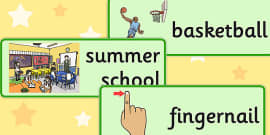 Final 'L' Sound Word Cards (teacher made)