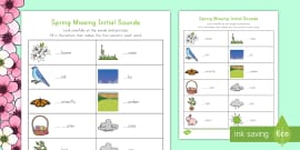 Spring Positional Words Mini Book Activity (teacher made)