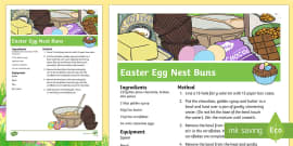 Making Easter Egg Nests Sequencing Worksheet / Worksheet