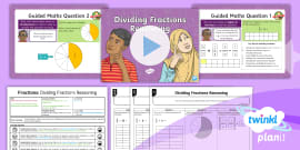 Year 6 How to Divide Fractions by Whole Numbers | Poster