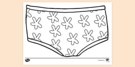 FREE! - Washing Line with Underwear Sheet | Colouring Sheets