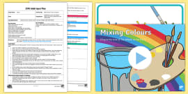 EYFS Magic Colour Mixing Adult Input Plan (teacher made)