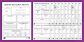 Kindergarten March Morning Work Bundle (teacher made)