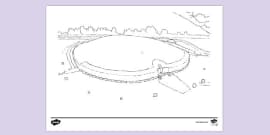 FREE! - Motorway Aerial View Colouring Sheet | Colouring Sheets