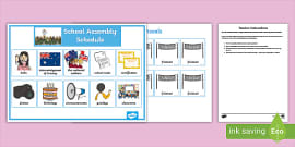 Assembly Rota (teacher made) - Twinkl
