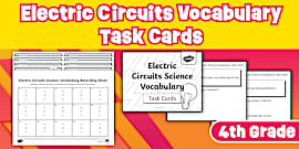 Fourth Grade Electrical Circuits Anchor Chart