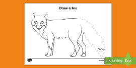 EYFS Draw a Squirrel Pencil Control Activity (teacher made)