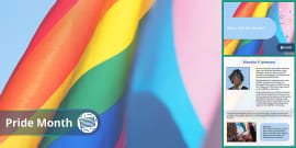 All About Pride Month PowerPoint - Primary Resources