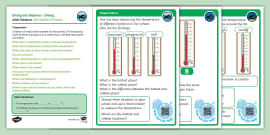 FREE! - KS1 Temperature Sorting Activity with Hot and Cold Pictures
