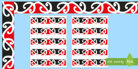 Koiri Pattern A4 Display Poster - Māori Art - Twinkl