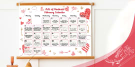 FREE! - Acts of Kindness Calendar F-2 (teacher made)