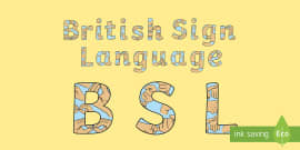 Basic BSL Signs | BSL Greetings | Twinkl Inclusion - Twinkl
