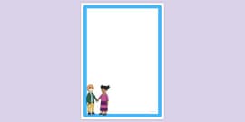 FREE! - Children Friends Page Border | Page Borders | Twinkl