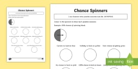 Blank Probability Spinner (teacher made) - Twinkl