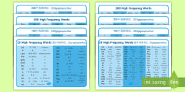 FREE! - Chinese Basic Phrases Word Cards English/Mandarin Chinese/Pinyin