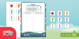 Numberblocks: Make Your Own Number 4 Activity (teacher made)