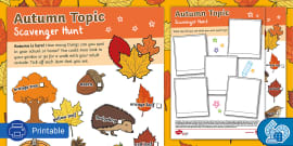 Autumn Checklist | Autumn Hunt | Primary Resources - Twinkl