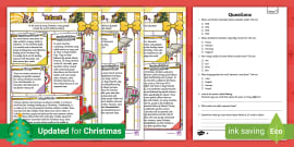 UKS2 Christmas Trees Differentiated Reading Comprehension